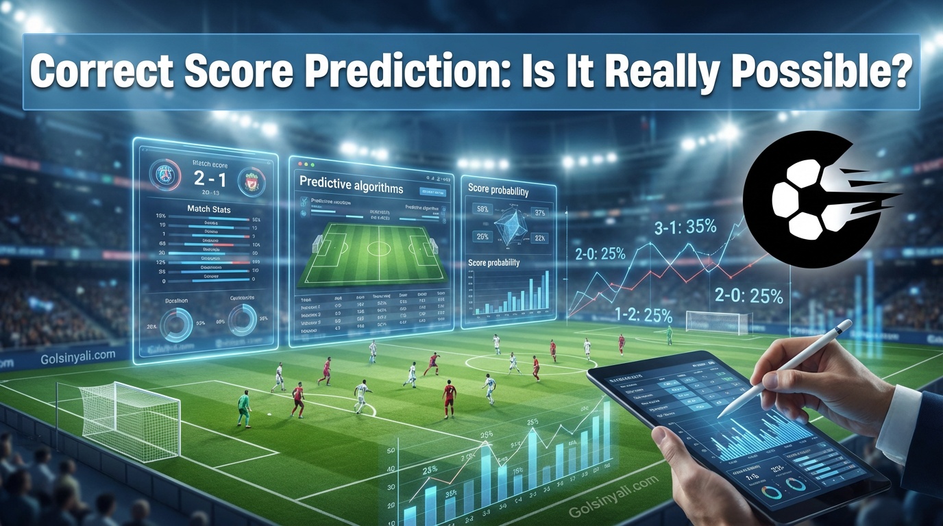 Correct Score Prediction: Is It Really Possible? | Golsinyali | Goal Signal